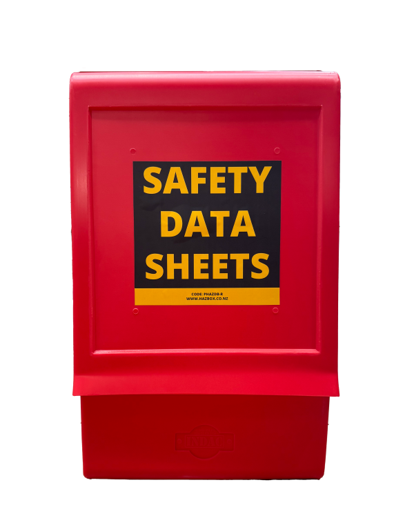 SDS Outdoor Document Box - Red - Safety Sorted