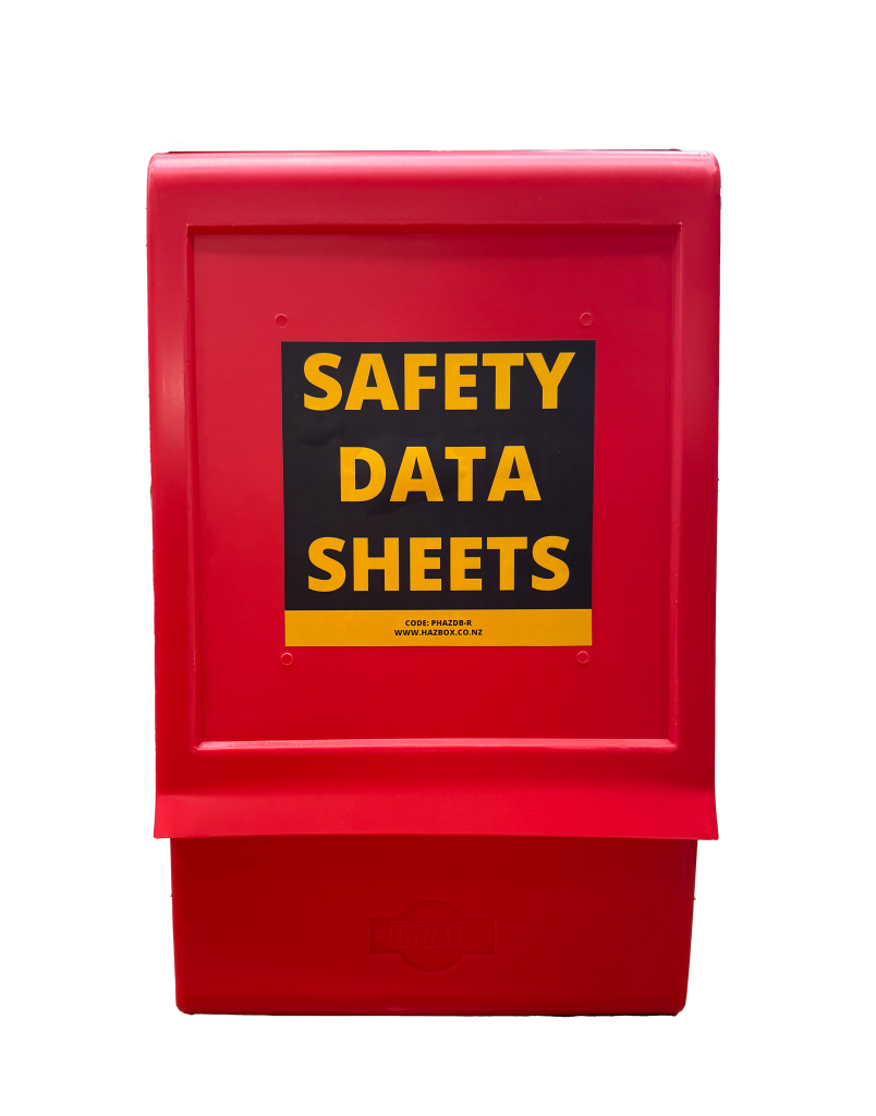 SDS Outdoor Document Box - Red - Safety Sorted